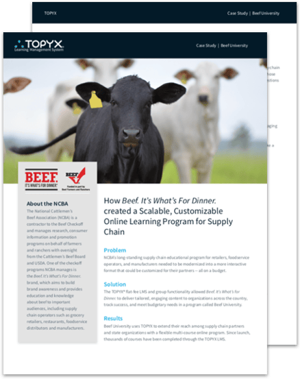 Case Study: National Cattlemen's Beef Association (NCBA) | TOPYX